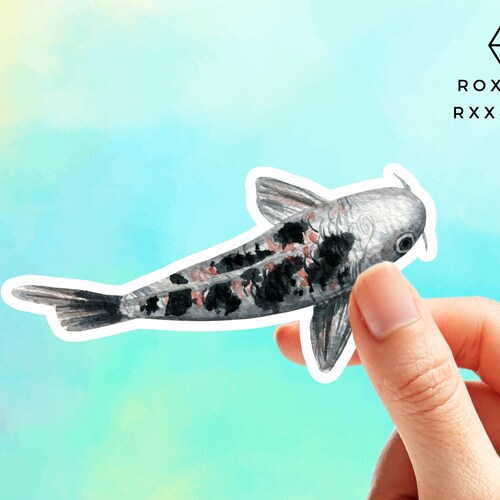 Koi Fish Sticker Fish Sticker Japan Sticker Laptop Decal - Etsy