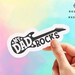 My Dad Rocks Sticker Funny Saying Phrases Sticker Father's Day Husband ...