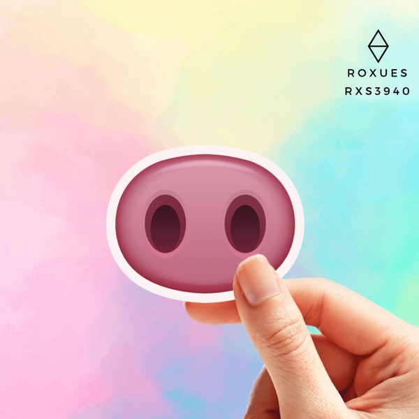 Pig Face Decal - Etsy
