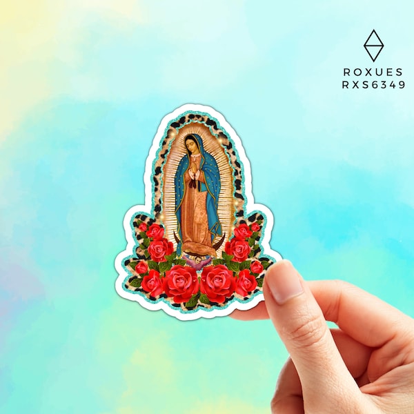 Virgin Mary Stickers - Etsy