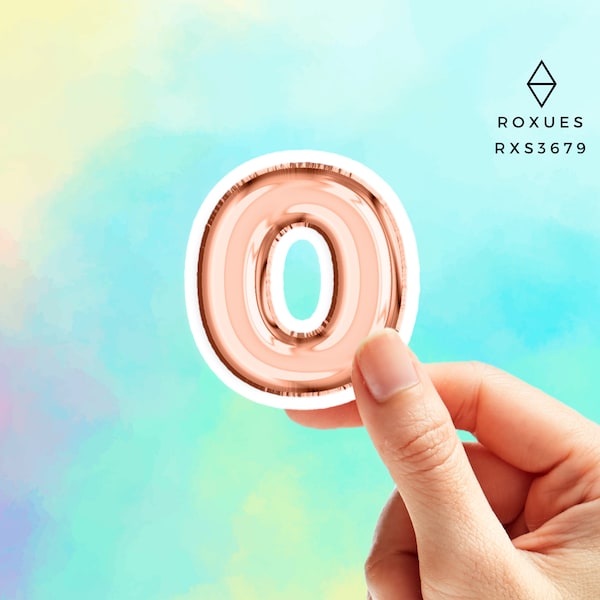 Number 0 Sticker - Etsy