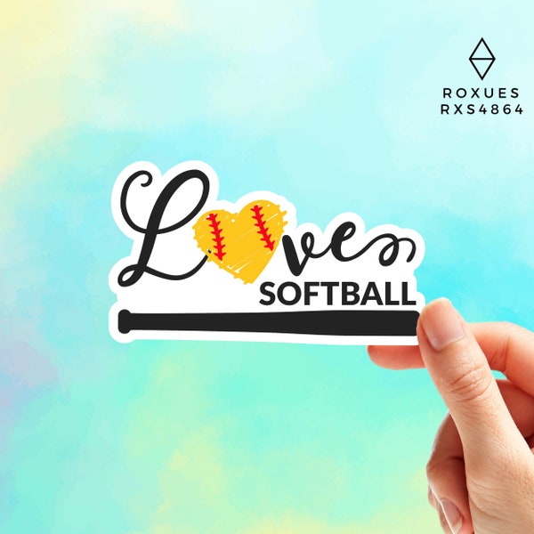I Love Softball - Etsy