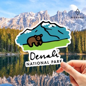 Denali National Park Destination Decal, Stickers for Laptop, Laptop ...