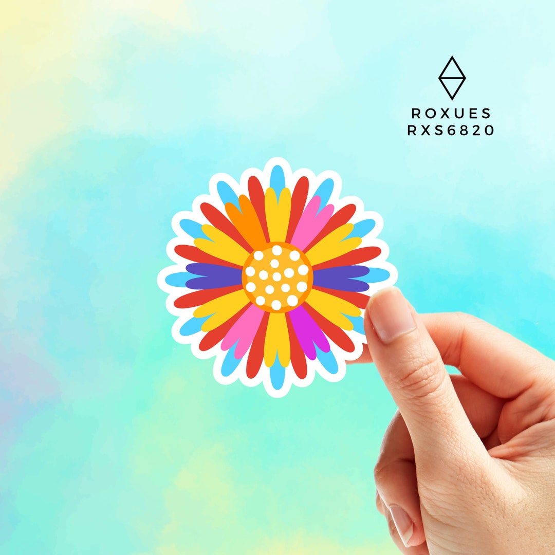 Otomi Art Sticker, Mexican Sticker, Flower Decal Sticker, Mexican ...