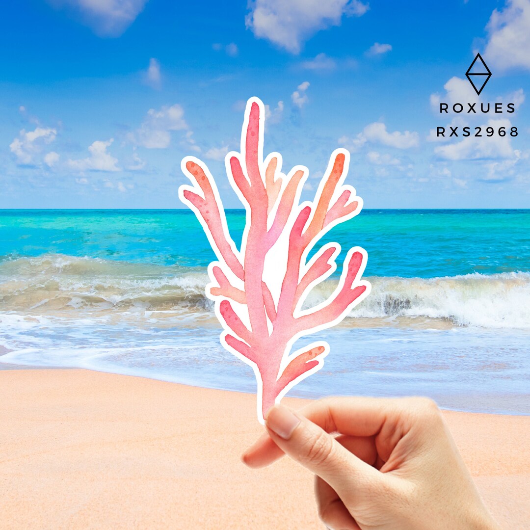 Ocean Sticker Water Bottle Sticker Laptop Sticker Beach Sticker Ocean ...