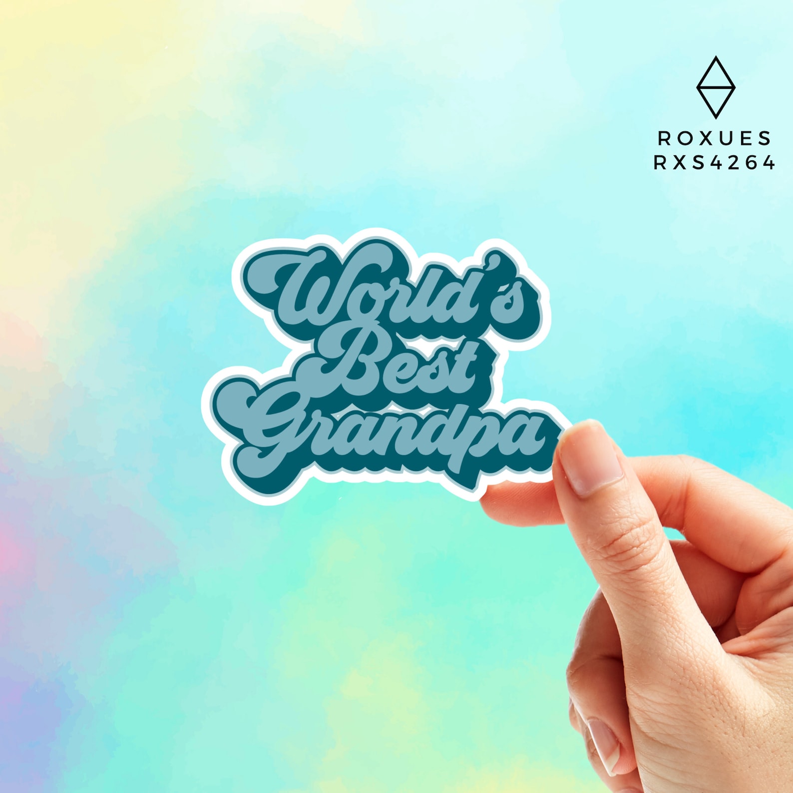 Grandpa Sticker Best Grandpa Decal Grandpa Vinyl Sticker | Etsy