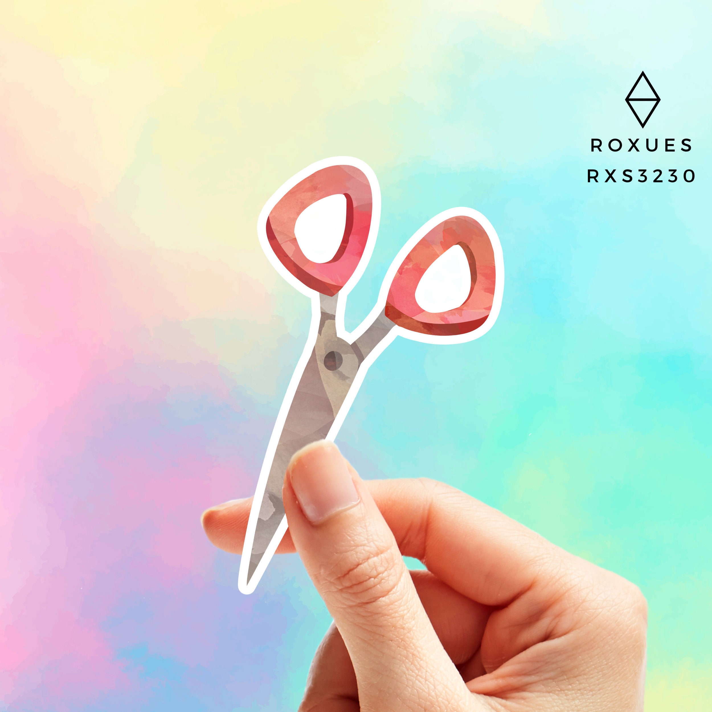 Scissors Sticker Sewing Craft Vinyl Decal Sewing Machine - Etsy