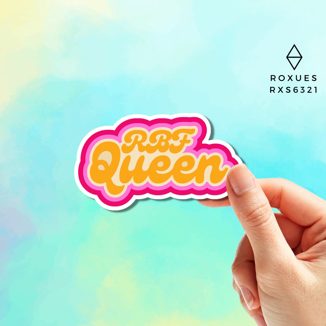 RBF Queen Sticker, Sticker for A Queen, Queen, Laptop Stickers, MacBook ...