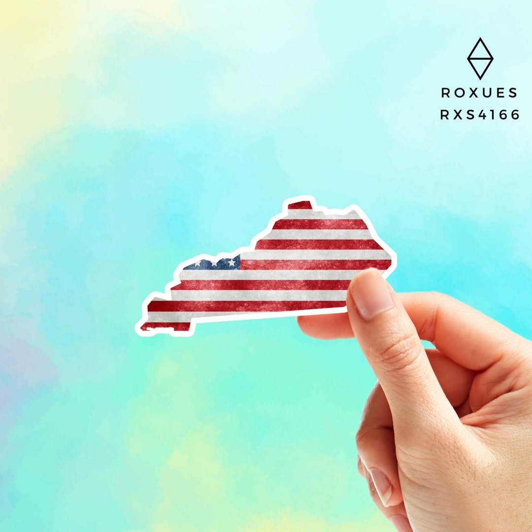 Kentucky State Sticker | Kentucky Pride | Kentucky State | Travel ...