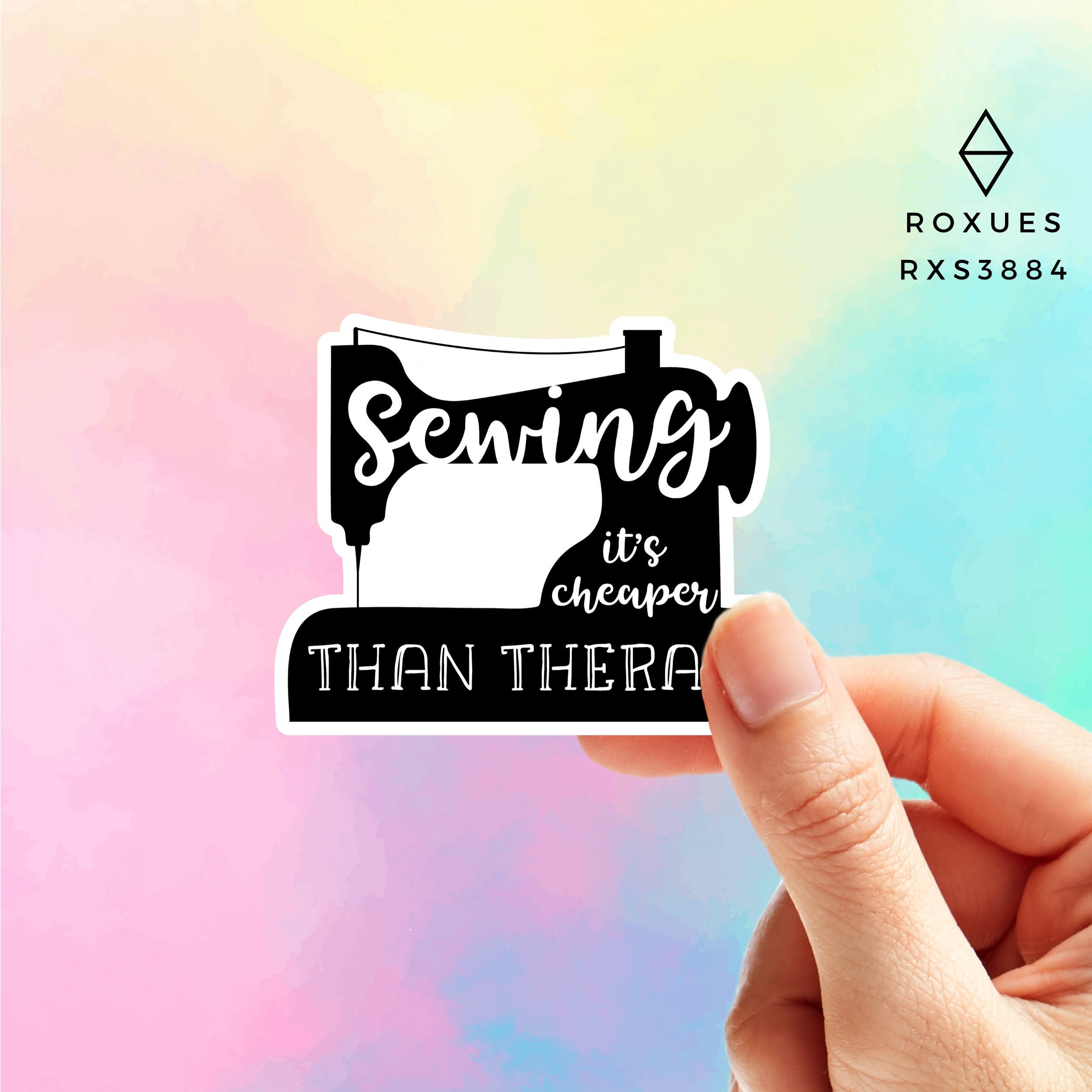 Sewing Machine Sticker Sewing Craft Vinyl Decal Sewing Machine | Etsy