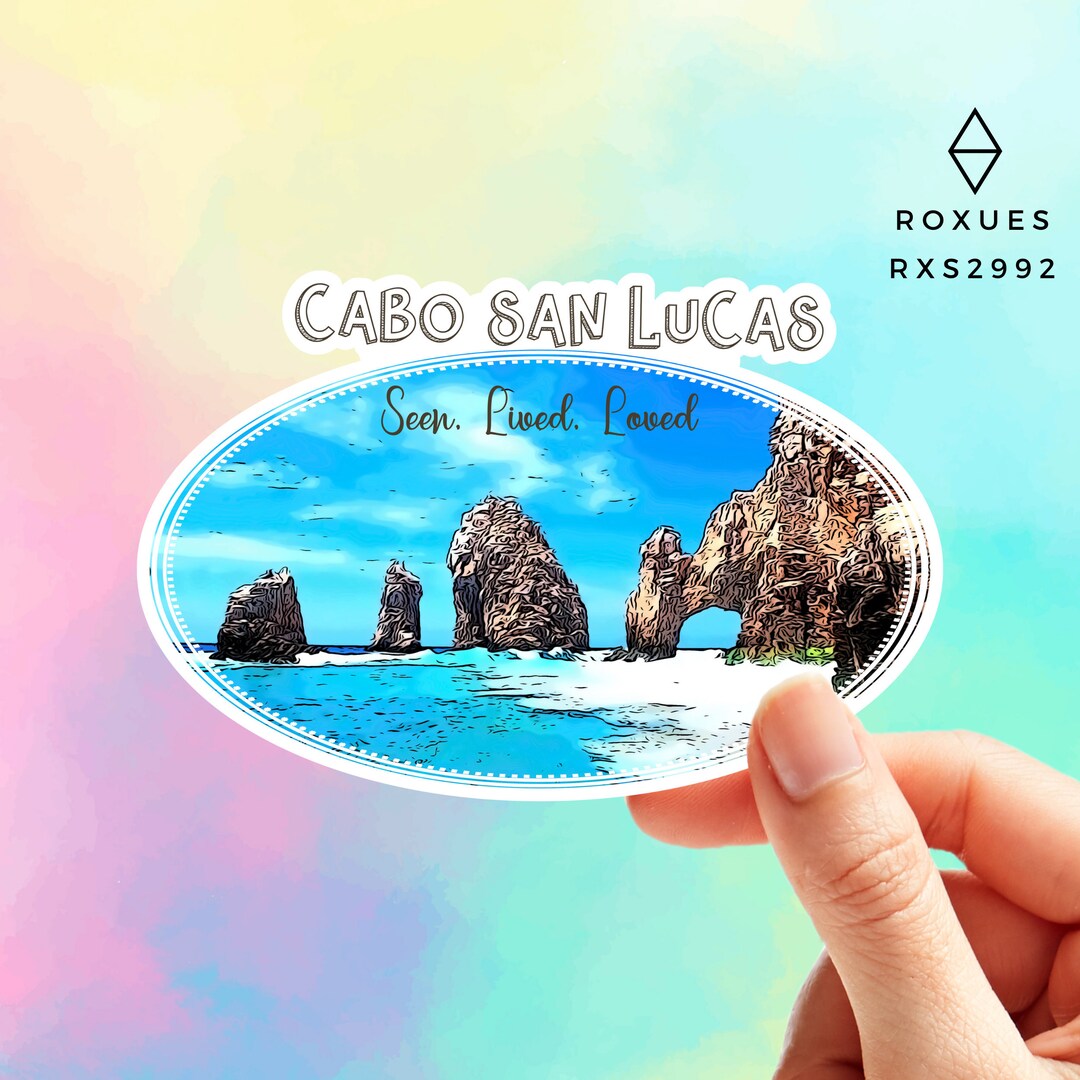 Los Cabos Stickers, Cabo Stickers, Mexico, Travel Stickers, Stickers ...