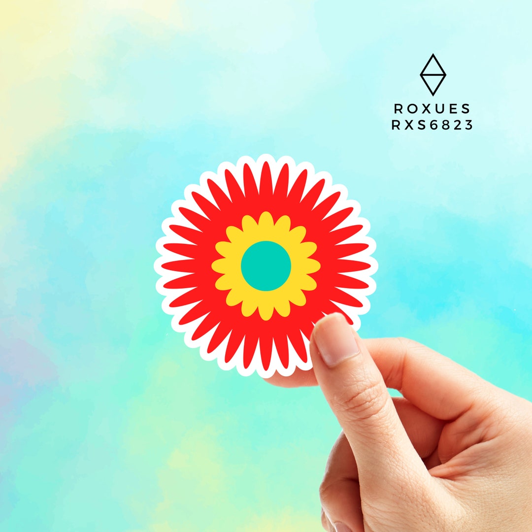 Otomi Art Sticker, Mexican Sticker, Flower Decal, Mexican Sticker ...