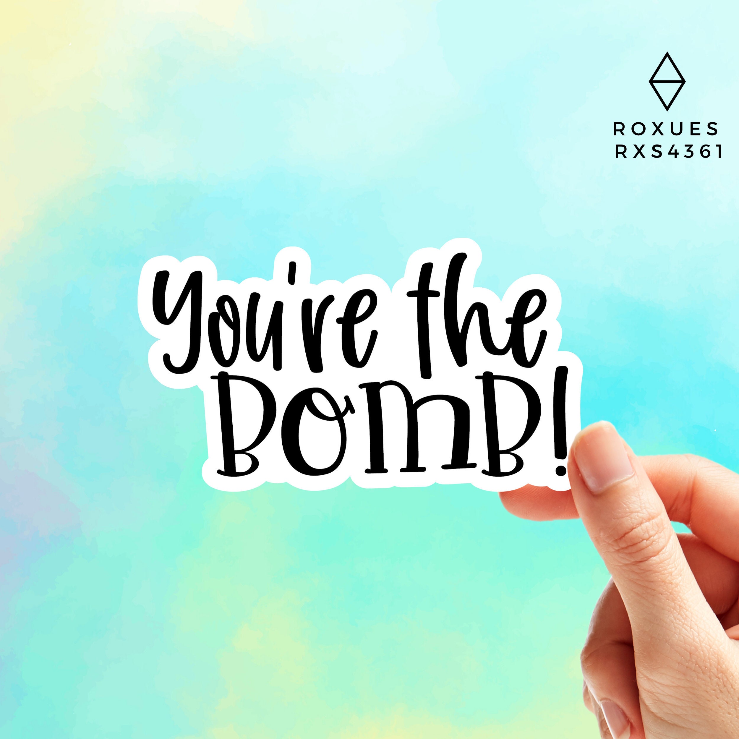 You're the Bomb Sticker Vinyl Sticker Laptop Sticker - Etsy UK