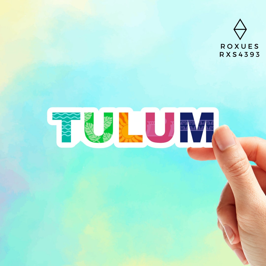 Tulum Stickers, Cancun Stickers, Mexico, Travel Stickers, Stickers for ...