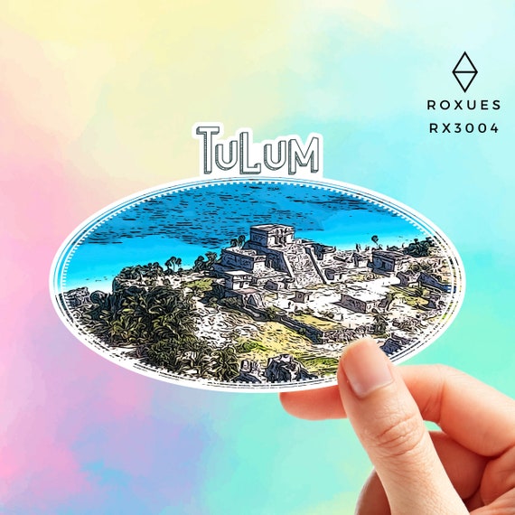 Tulum Stickers Cancun Stickers Mexico Travel Stickers | Etsy