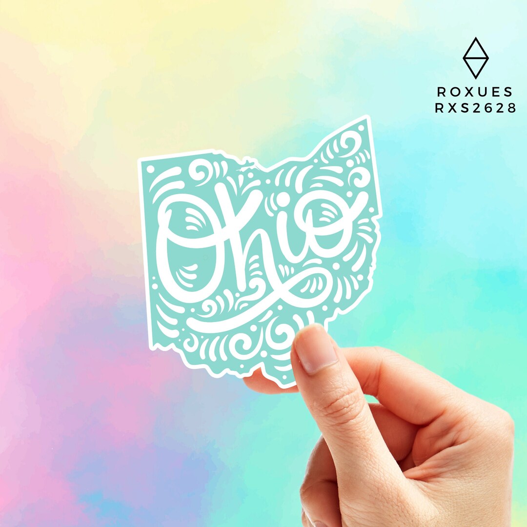 OHIO State VINYL STICKER, Stickers for Laptop, Laptop Decals, Stickers ...