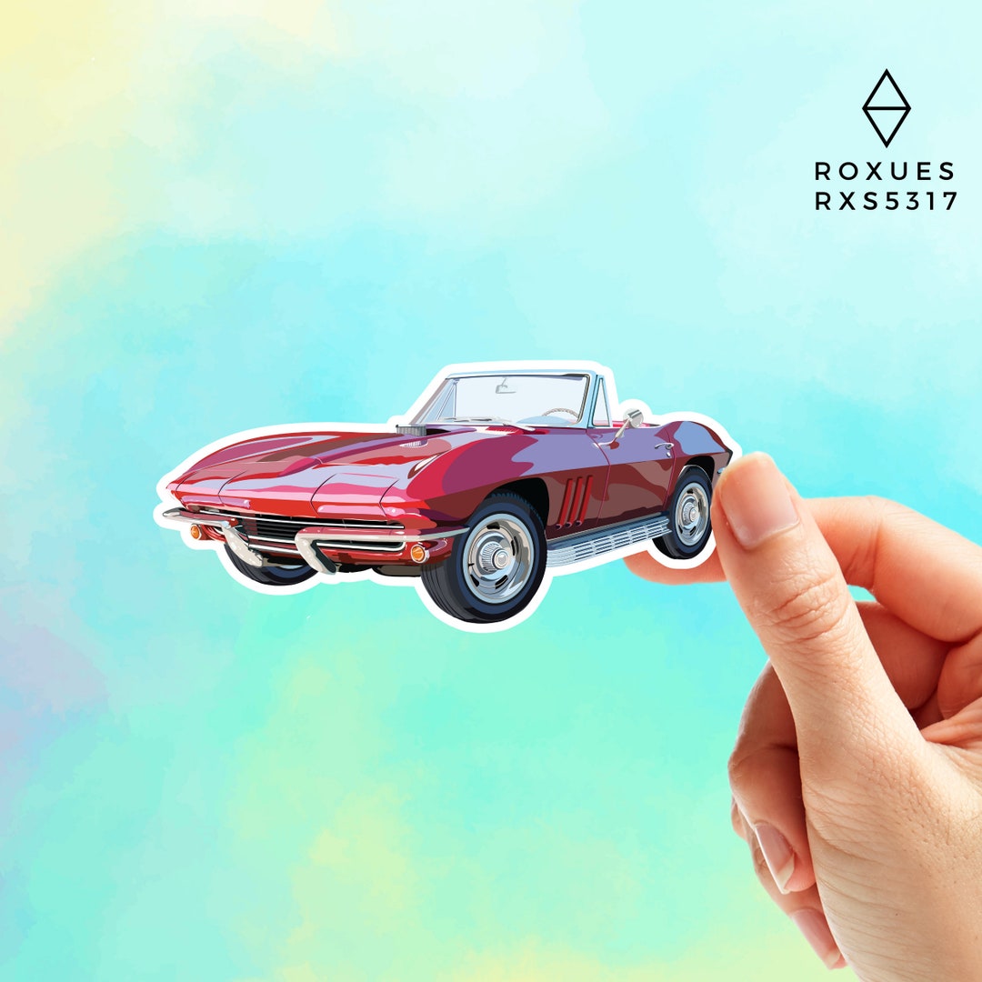 Classic Car Sticker, Muscle Car, Cars Clipart, Autoclipart, Vehicle ...