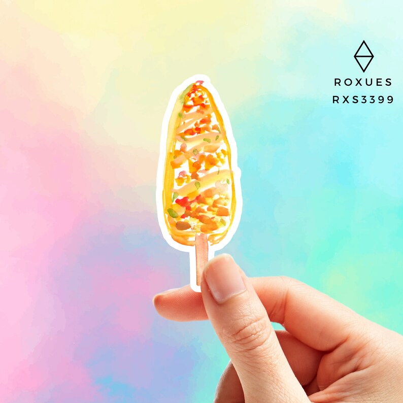 Elote Sticker Mexican Stickers Mexico Stickers Mexico Food - Etsy