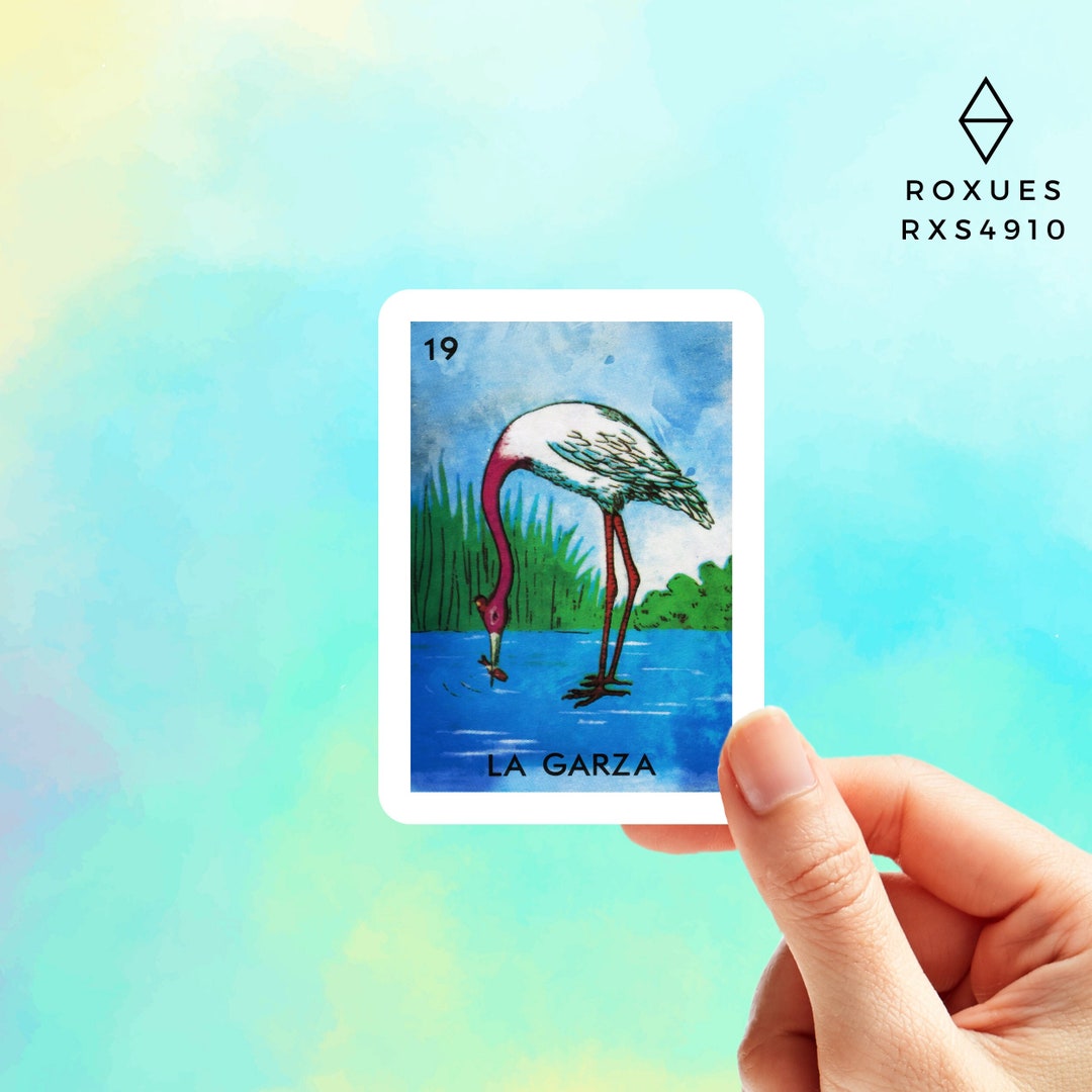 La Garza Loteria Sticker Mexican Stickers Mexico Stickers Mexico ...