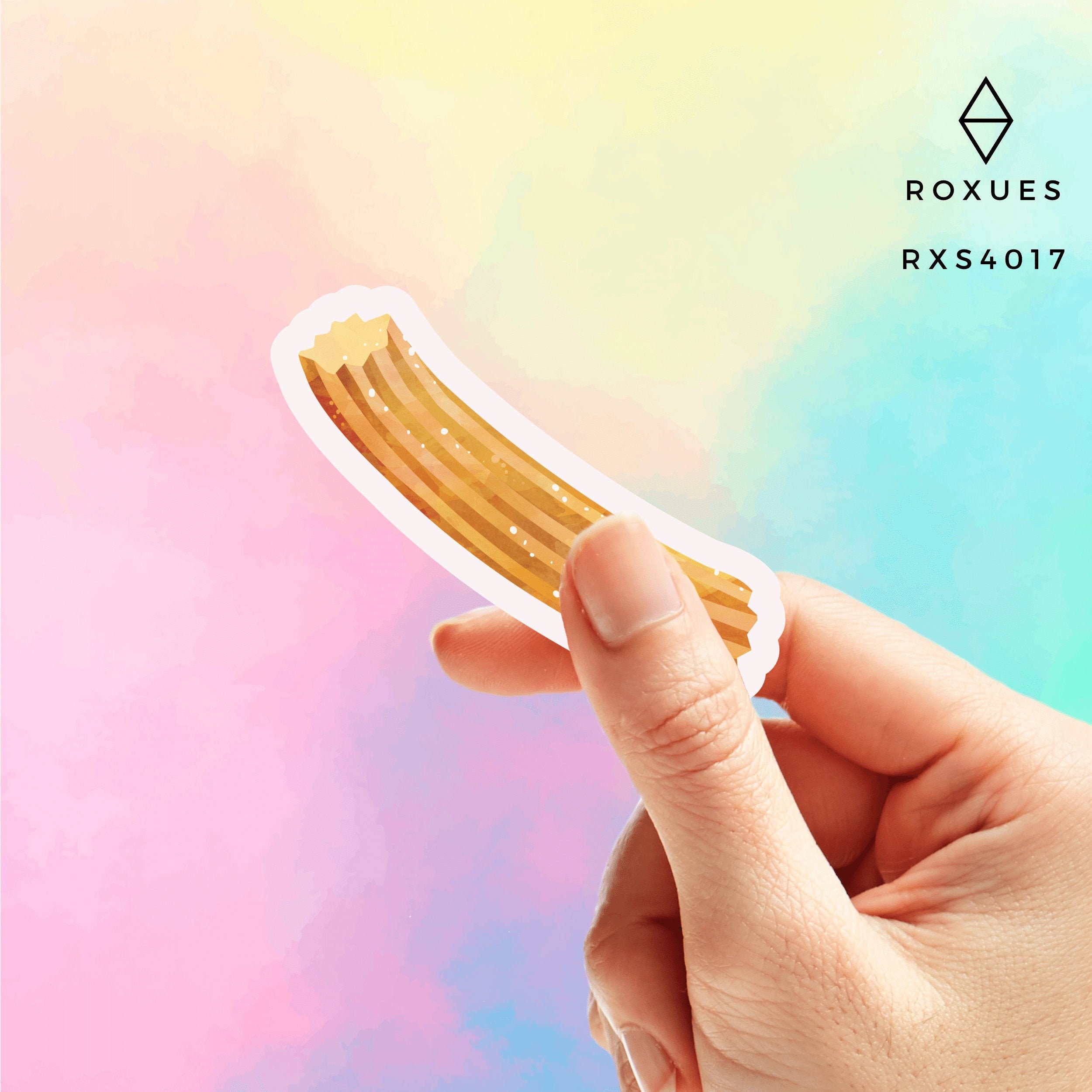 Churro Sticker Mexican Stickers Sweet Bread Sticker Mexican - Etsy