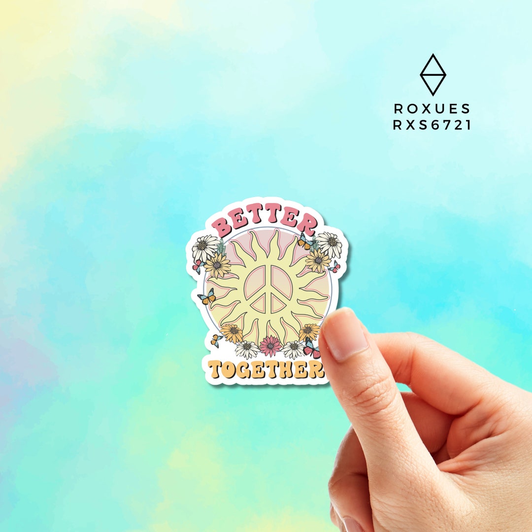 Better Together Sticker, MacBook Decal, Laptop Stickers, Funny Stickers ...