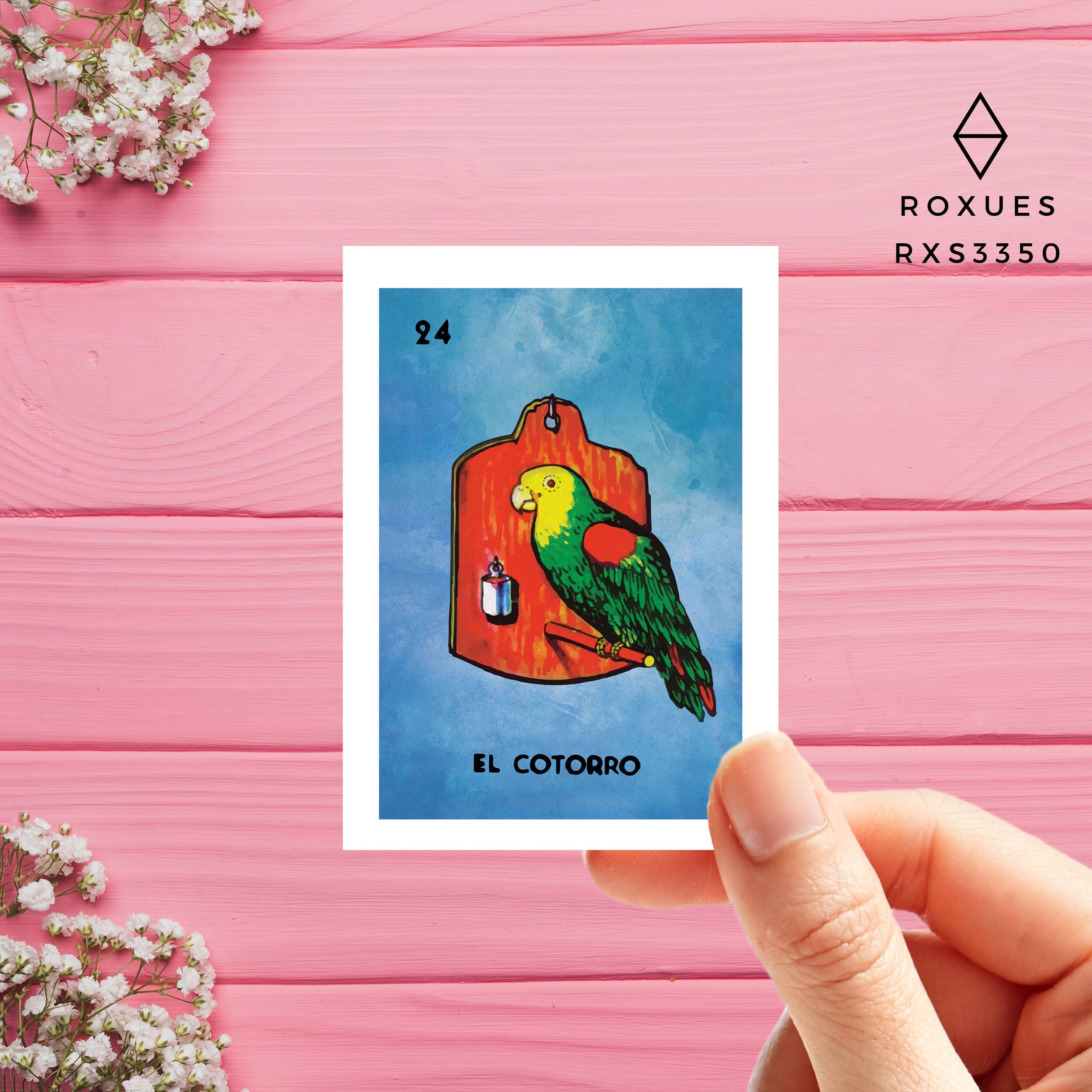 El Cotorro Loteria Sticker Mexican Stickers Mexico Stickers | Etsy