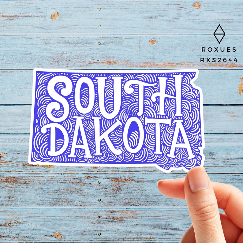 South Dakota State South Dakota Sticker South Dakota Pride | Etsy