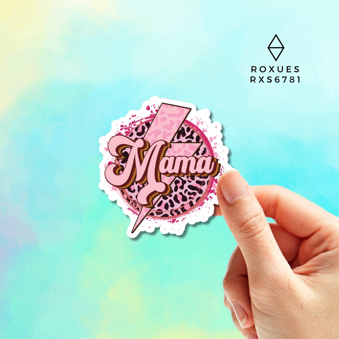 Mama Sticker, Water Bottle Sticker, Laptop Sticker,retro Stickers, Cute ...