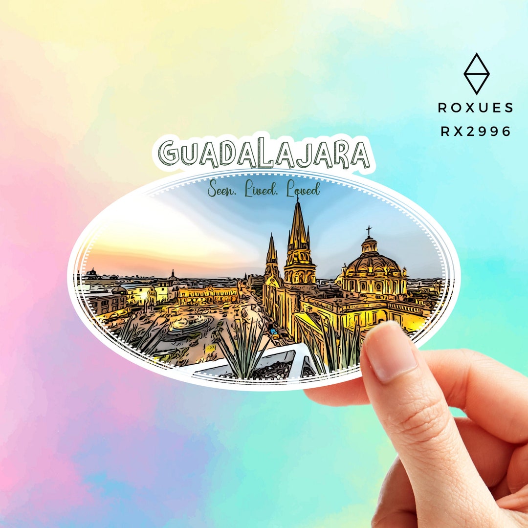 Guadalajara Stickers, Jalisco Stickers, Mexico, Travel Stickers ...