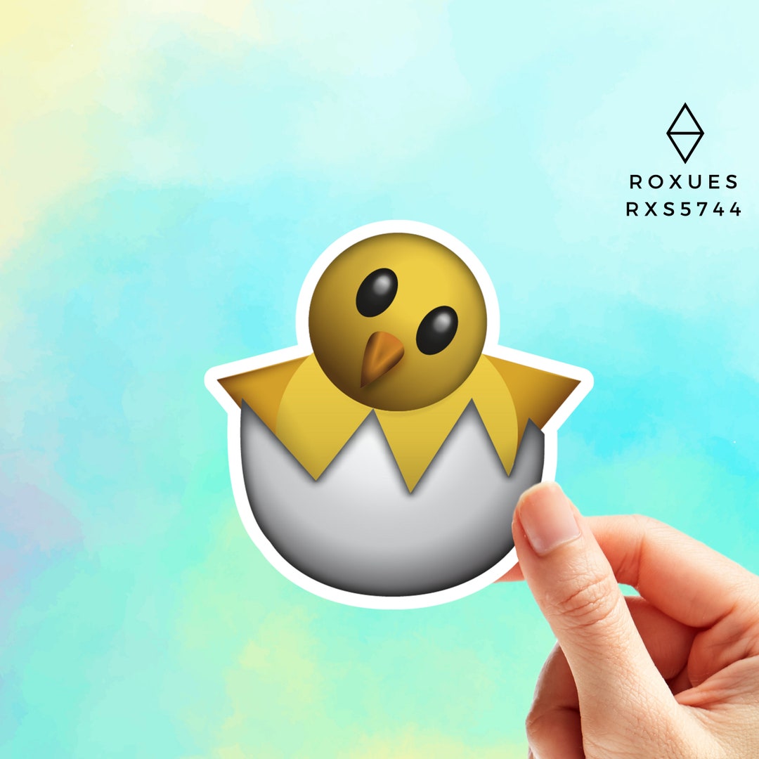 Hatching Chick Emoji Sticker, Emoji Faces, Cool Stickers, Whatsapp ...