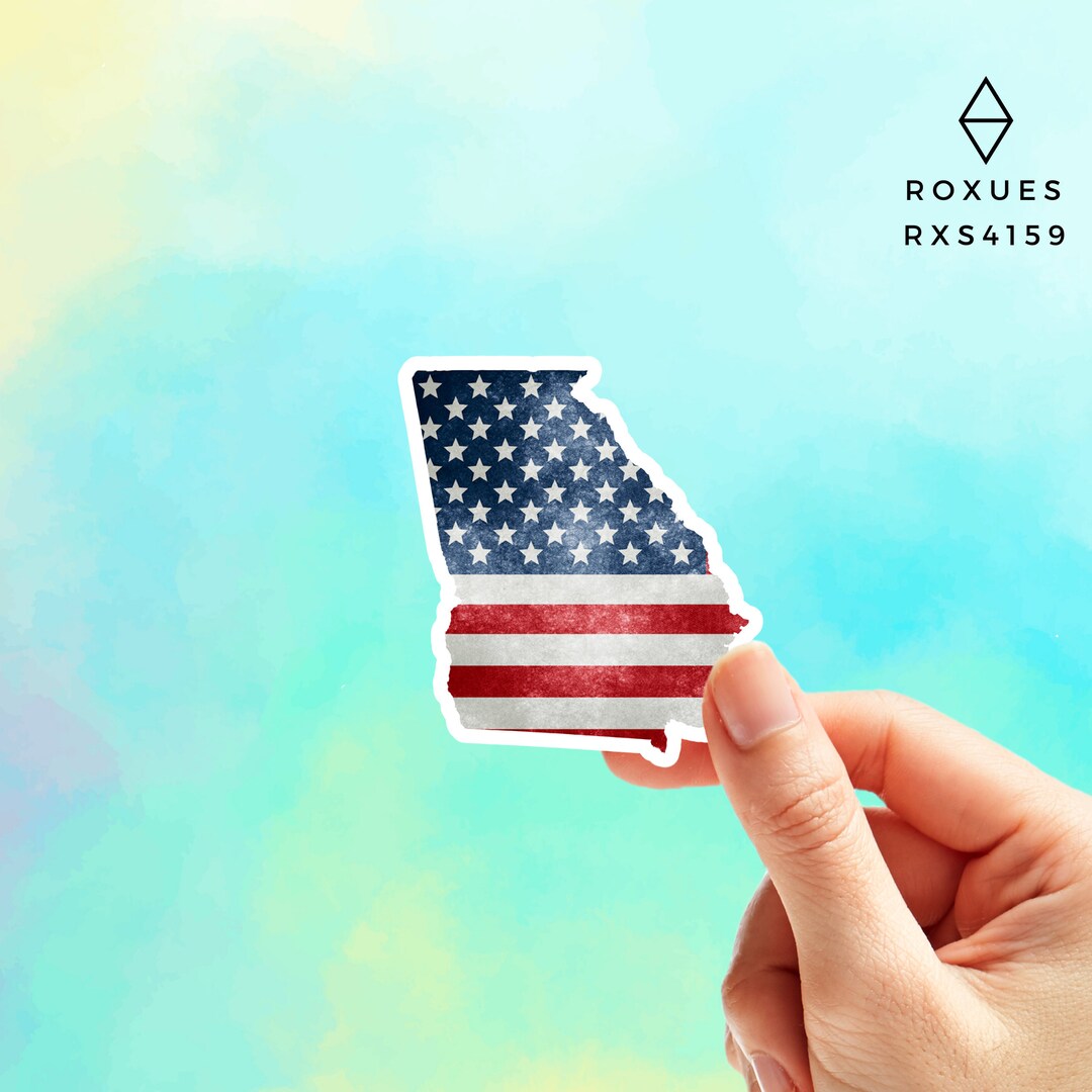 Georgia State Sticker | Georgia Pride | Georgia Outline | Travel ...