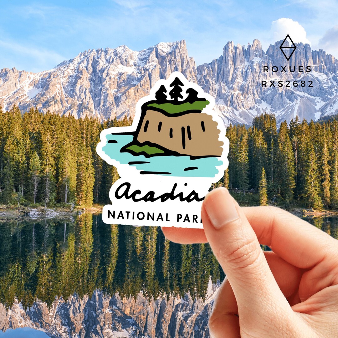 ACADIA National Park VINYL STICKER, Stickers for Laptop, Laptop Decals ...