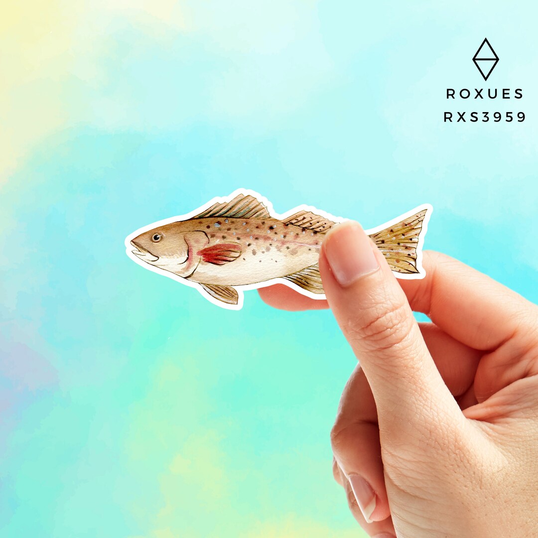 Fish Sticker, Fish Decal, Fishing Sticker, Fishing, Vinyl Decal ...