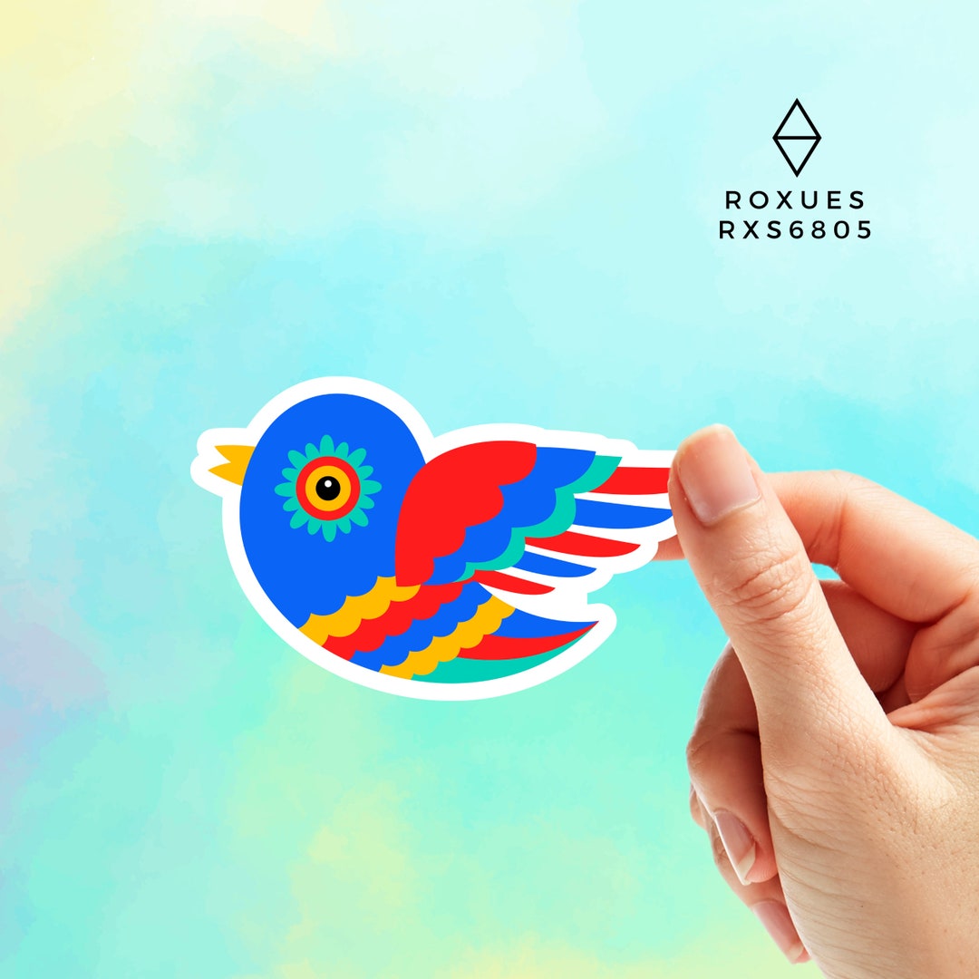 Otomi Art Sticker, Mexican Sticker, Crafting Art Theme Sticker, Mexican ...