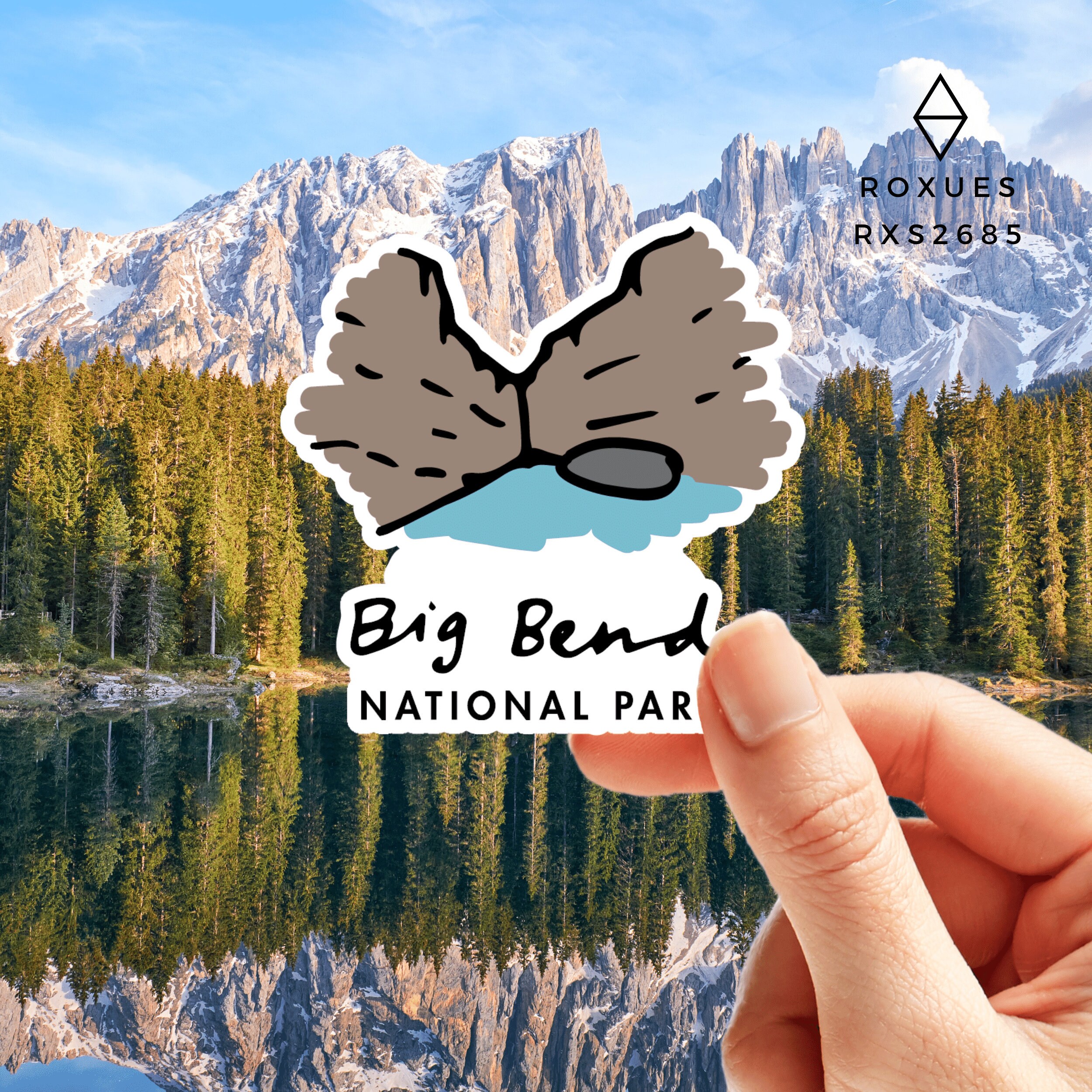 Big Bend National Park VINYL STICKER Stickers for Laptop | Etsy