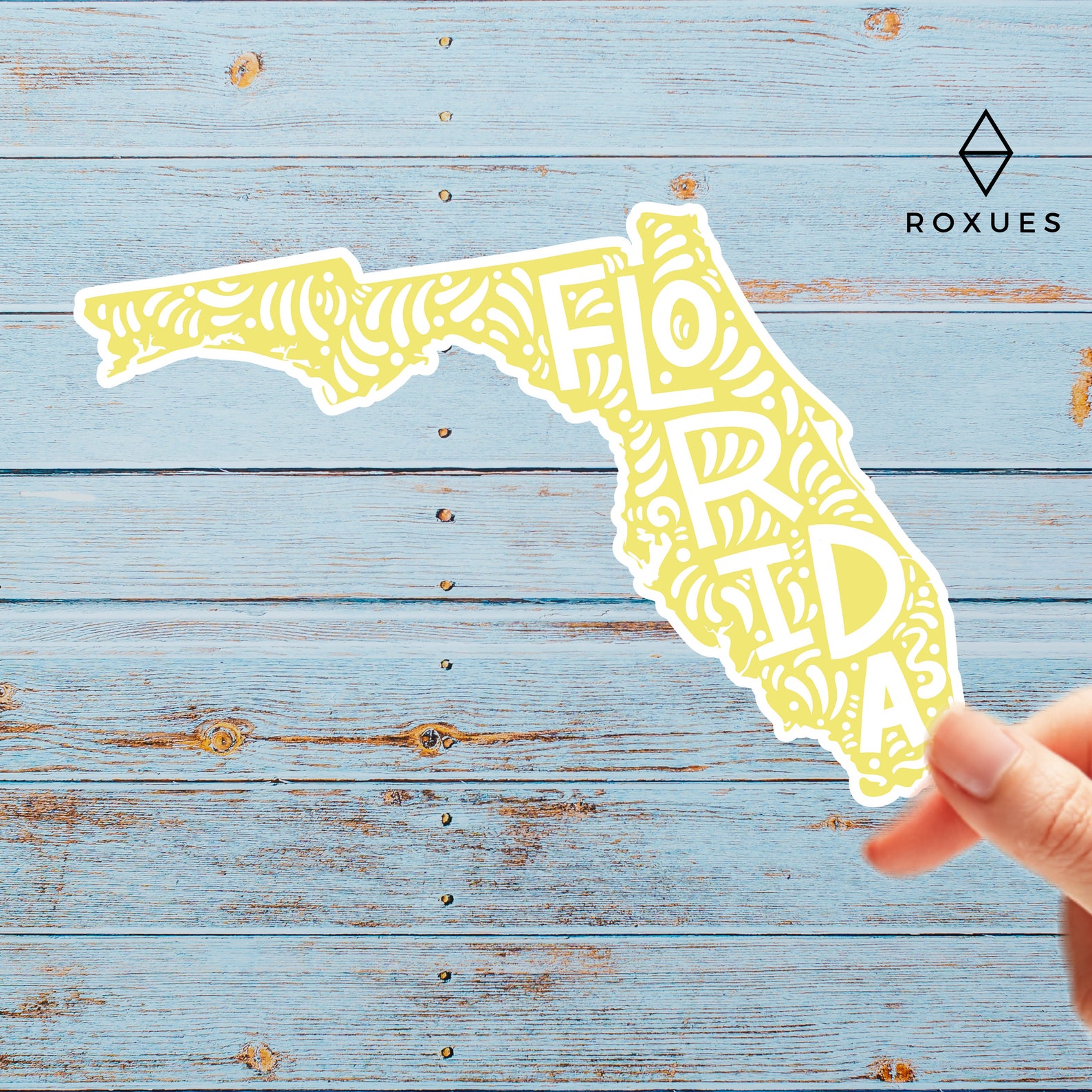 Florida State Sticker Florida Pride Florida Outline Travel - Etsy