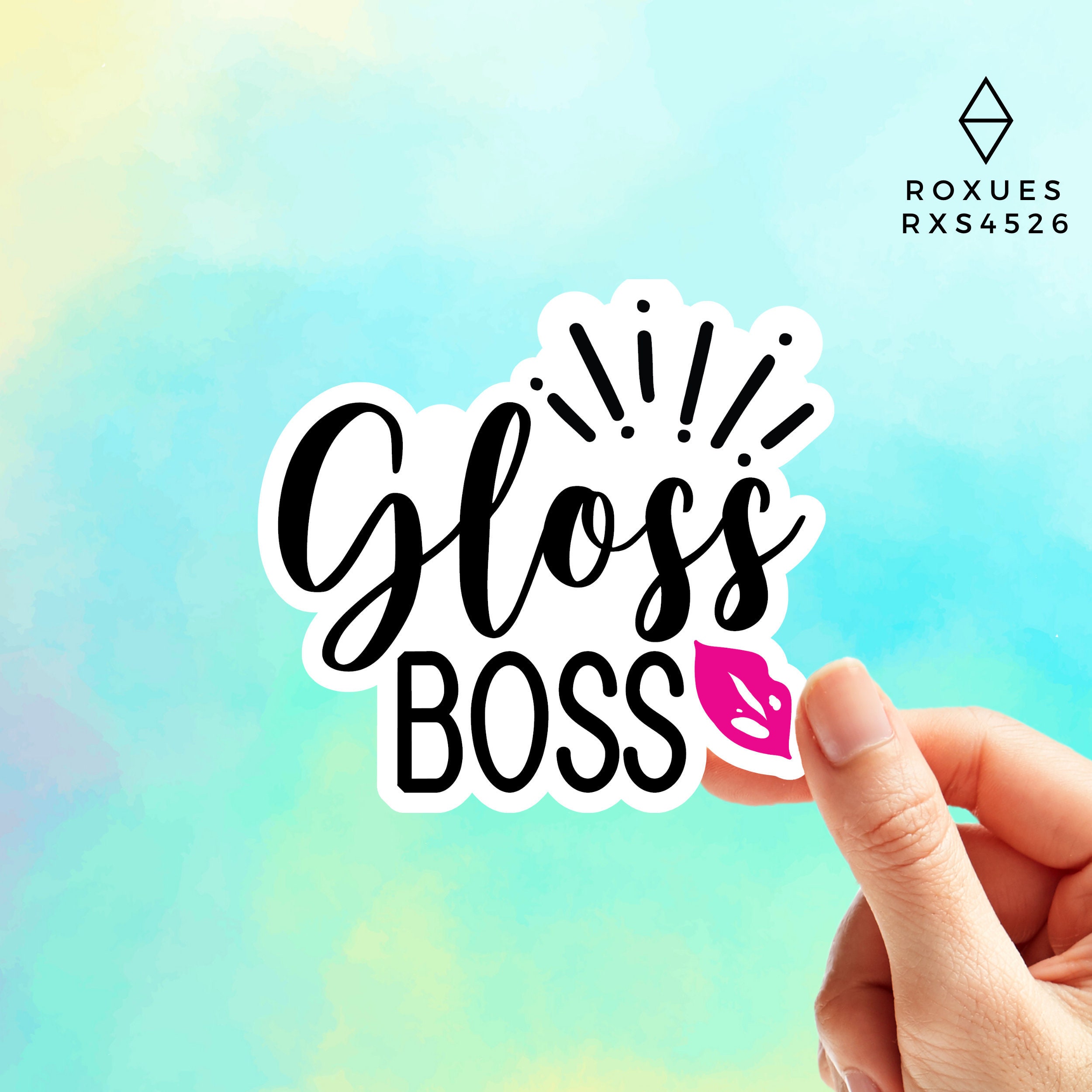 Gloss Boss Sticker Vinyl Sticker Laptop Sticker Macbook | Etsy