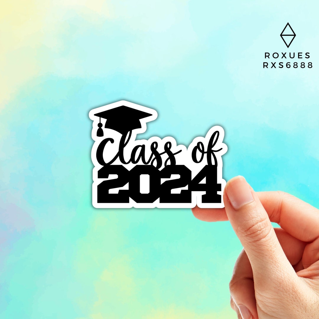 Class of 2024 Grad Gift Grad Sticker Graduation Proud Graduate 2024 ...