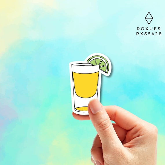 Tequila Shot Sticker - Etsy