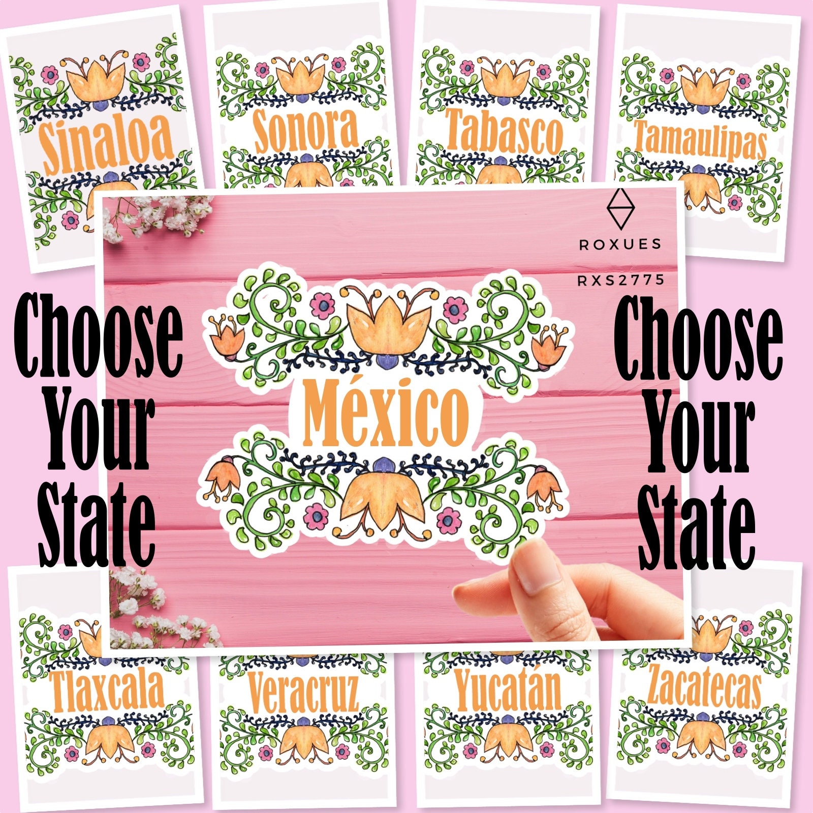 Mexican Stickers Mexico Stickers Mexico Tradition Mexican | Etsy