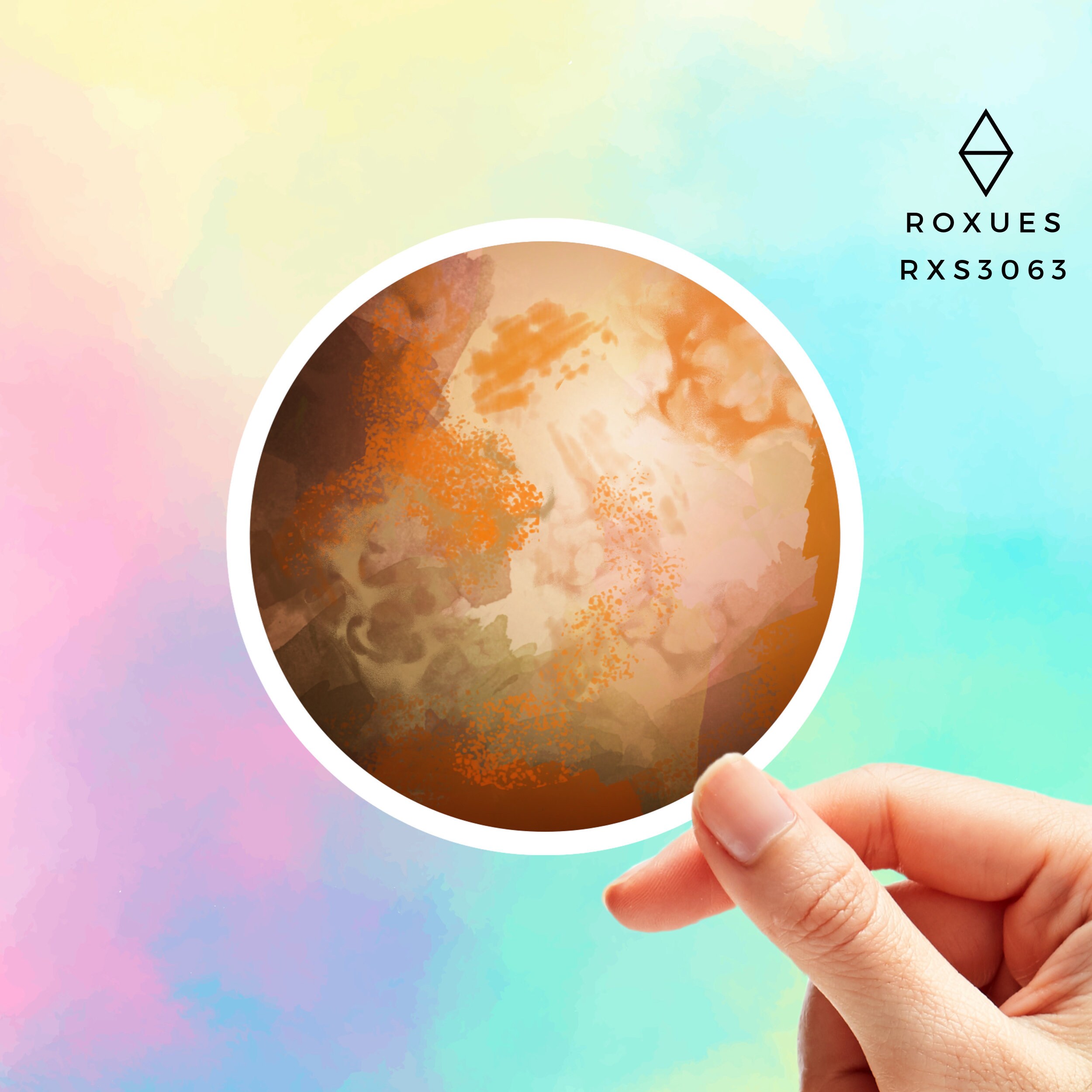 Venus Planet Sticker Planets universe Sticker Solar System | Etsy