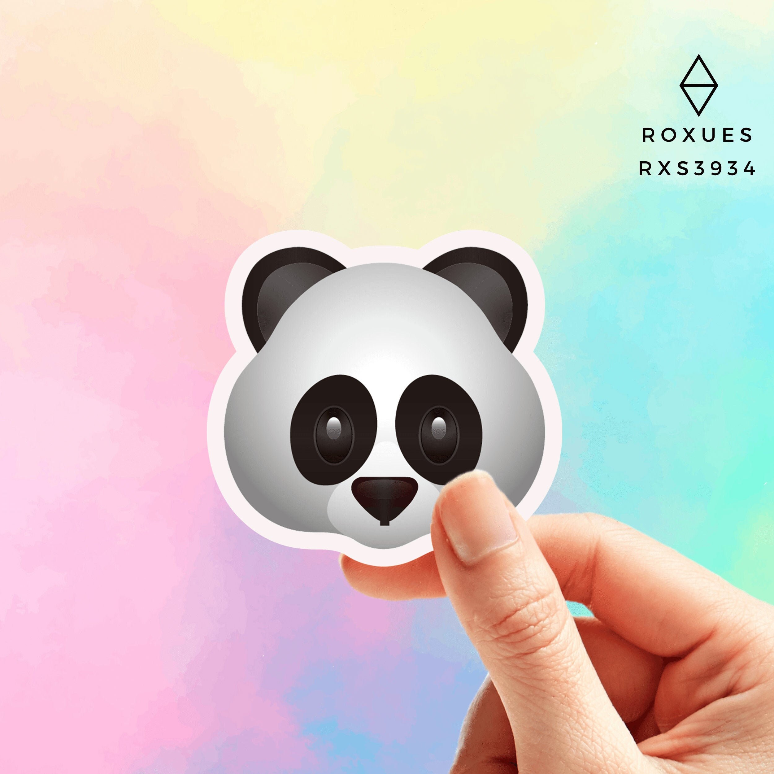 Panda Face Emoji Sticker Emoji Faces Cool Stickers Whatsapp - Etsy
