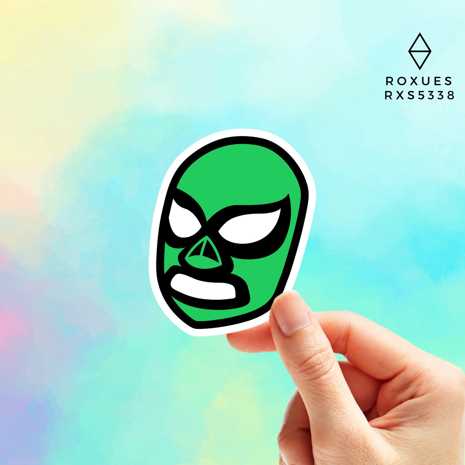 Luchador Mask Sticker Mexican Sticker Mexico Sticker - Etsy