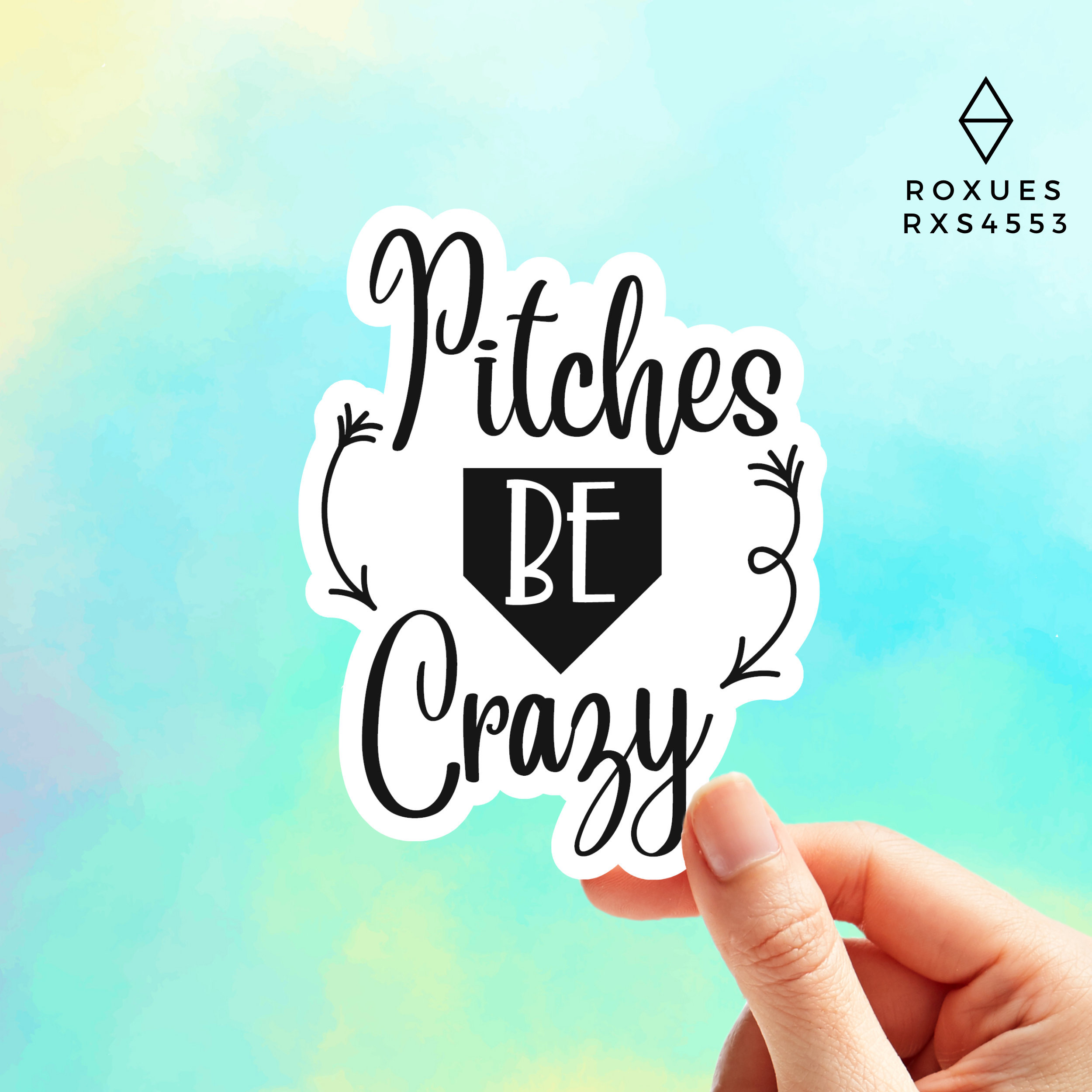Pitches Be Crazy Sticker Vinyl sticker Laptop sticker | Etsy