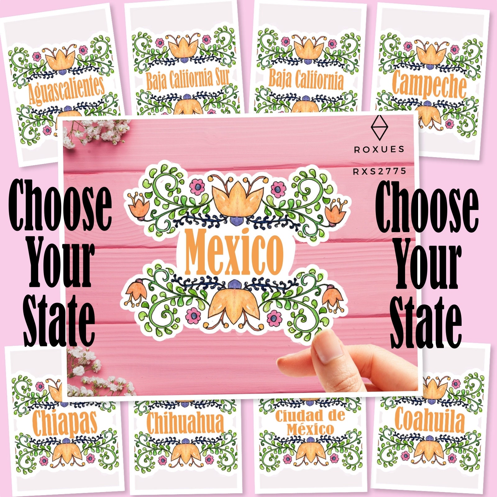 Mexican Stickers Mexico Stickers Mexico Tradition Mexican | Etsy