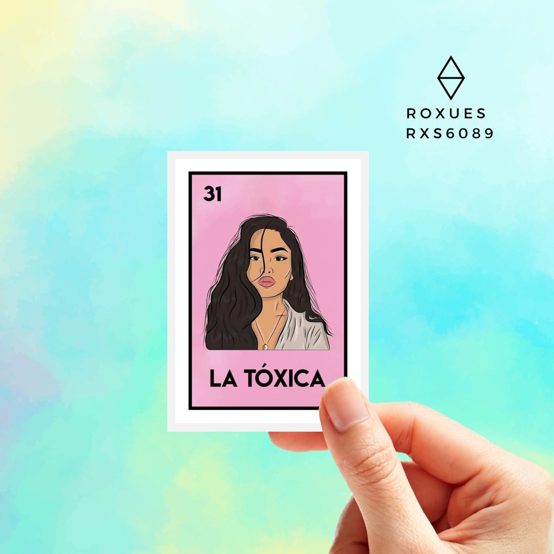 La Toxica Loteria Sticker Mexican Stickers Mexico Stickers - Etsy