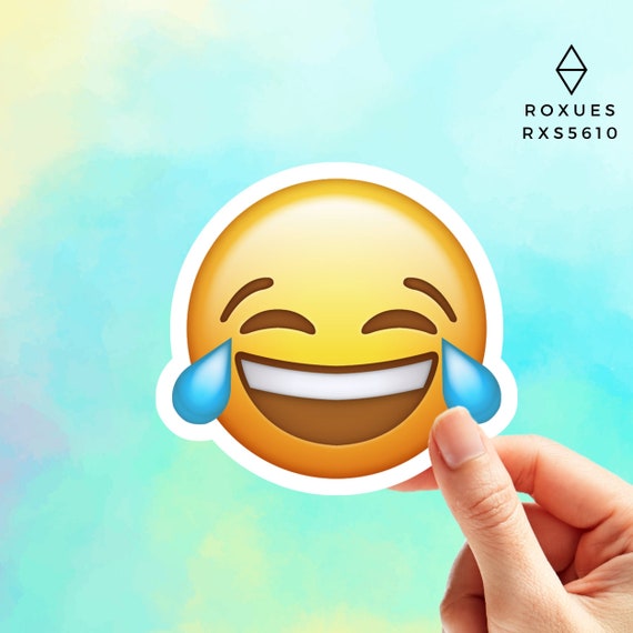 Tear Emoji Sticker Emoji Faces Cool Stickers Whatsapp | Etsy