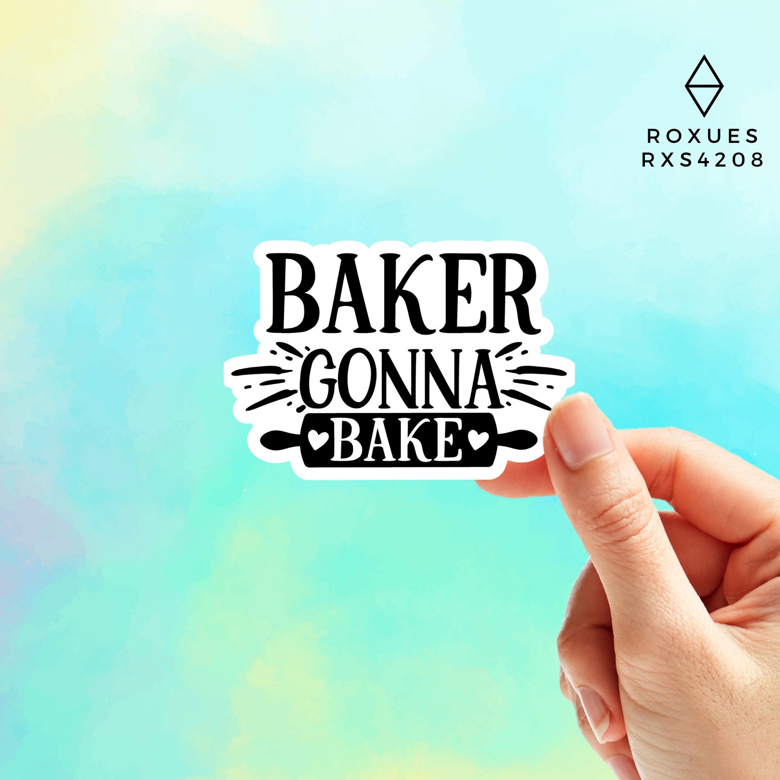 Baker Gonna Bake Sticker Vinyl Sticker Laptop Sticker - Etsy