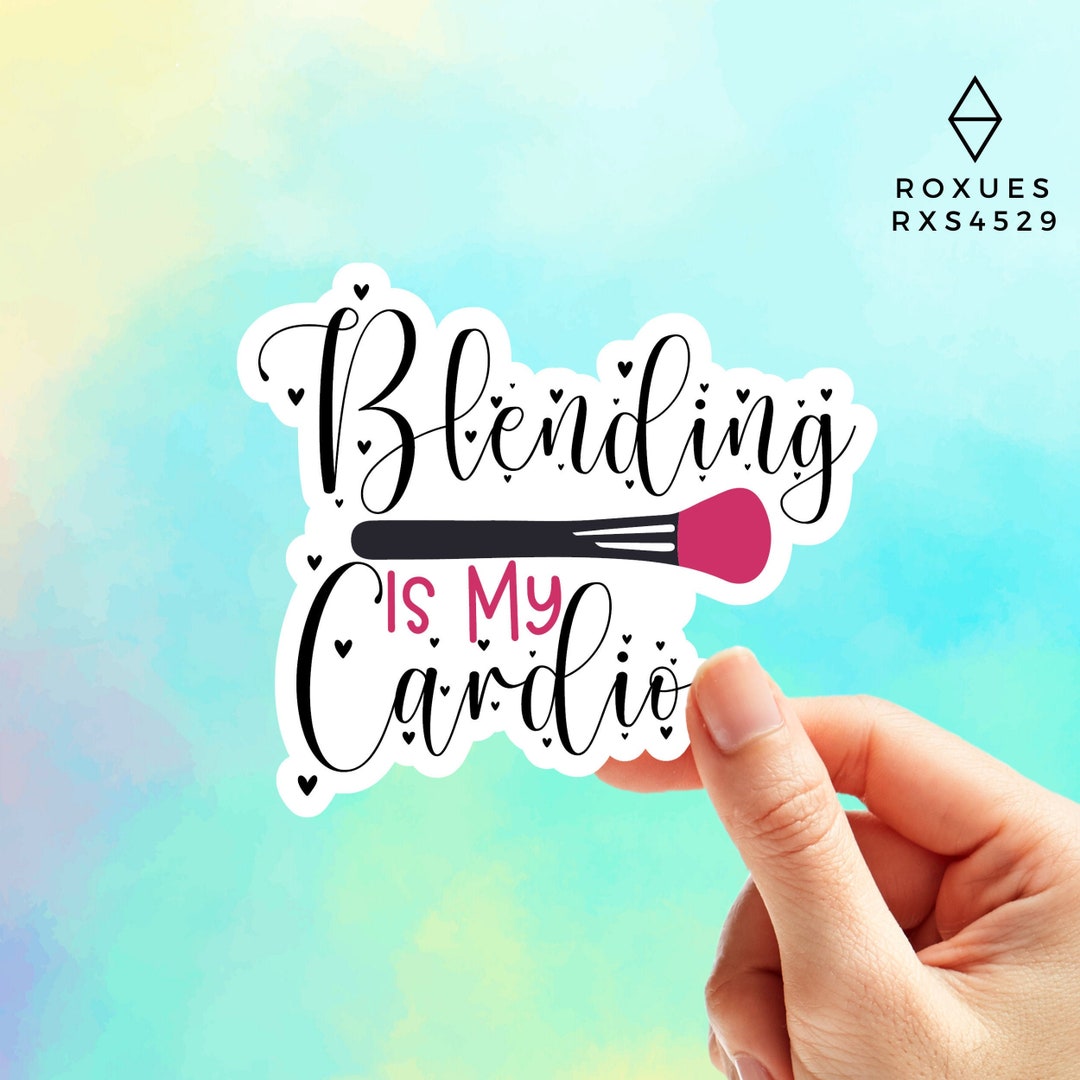 Blending is My Cardio Sticker Vinyl Sticker Laptop Sticker - Etsy