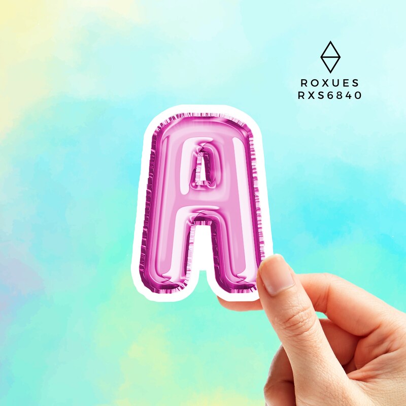 Letter Stickers - Etsy